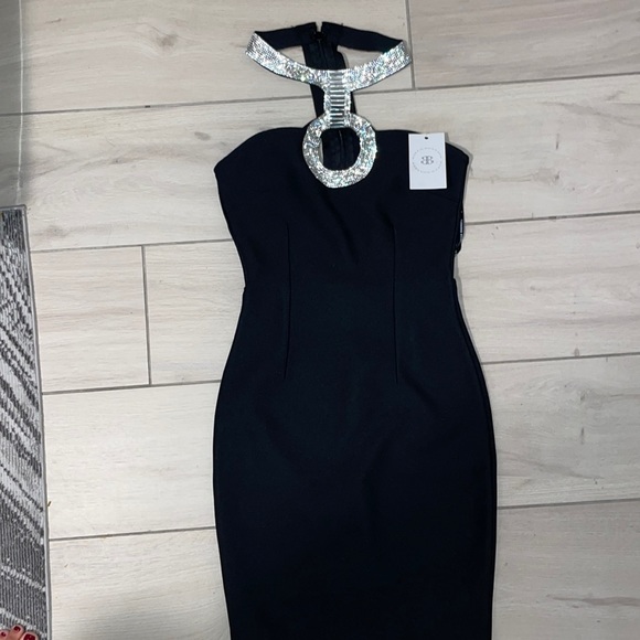 Dresses | Brand New Black Fancy Bella Barnet Dress | Poshmark